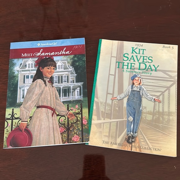 American Girl | Toys | Lot Of 2 American Girl Books Meet Samantha And ...
